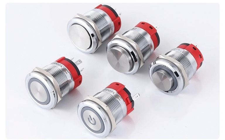 YJ-GQ22B Metal Push Button Switch - Yi Jia Button